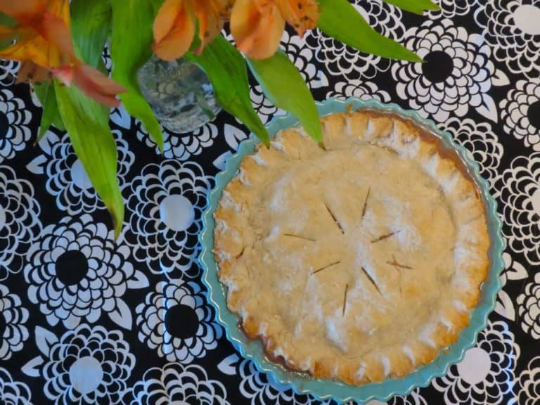 Perfect Rhubarb Pie | Stephie Cooks