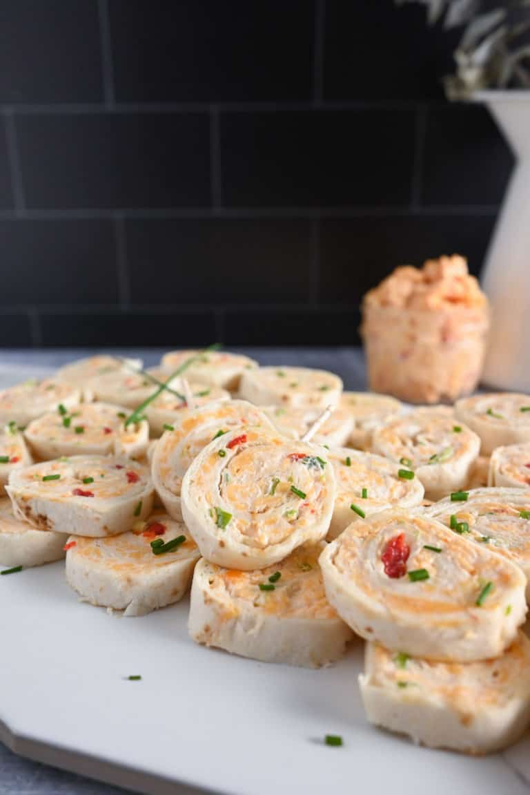 Pimento Cheese Pinwheels | Stephie Cooks