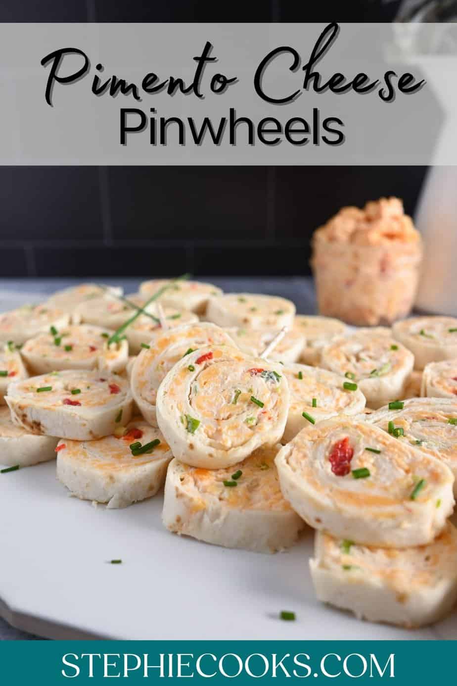 Pimento Cheese Pinwheels | Stephie Cooks